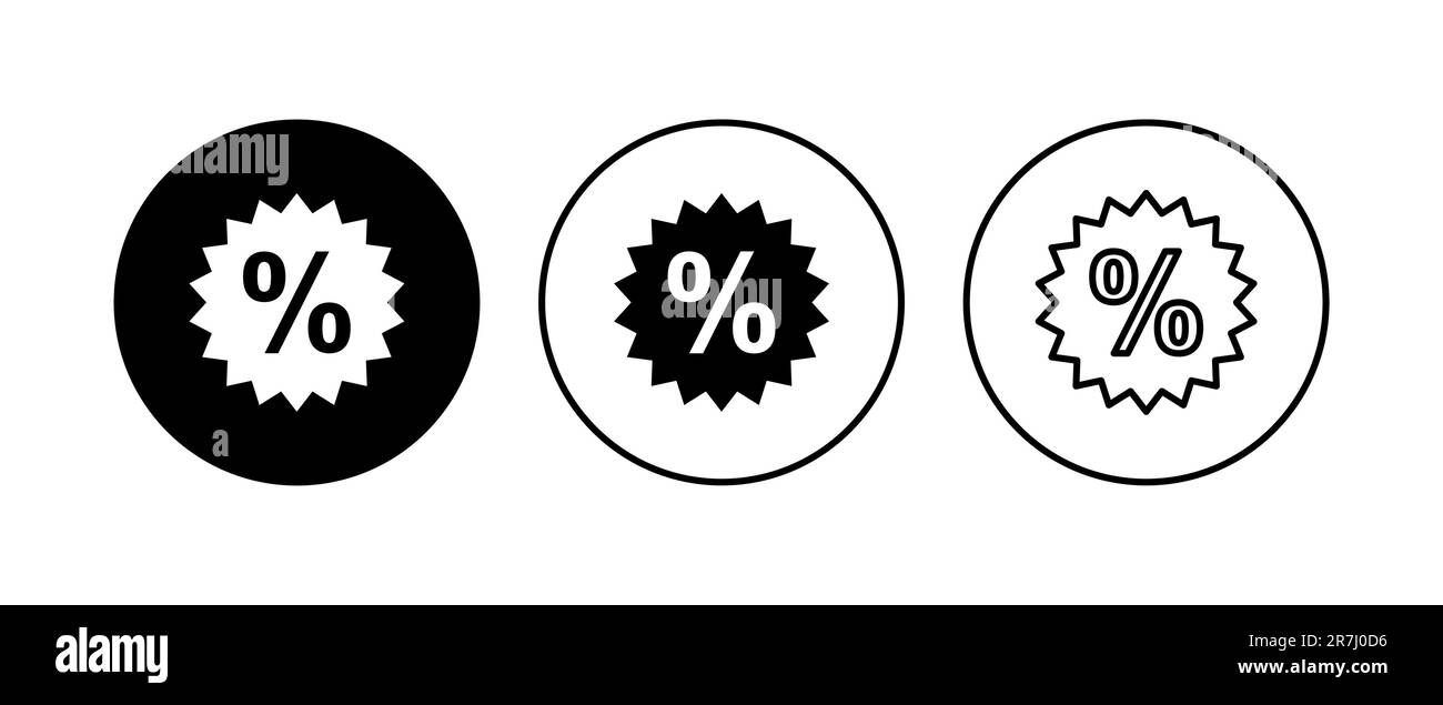 Discount icon set. Discount tag icon Stock Vector Image & Art - Alamy