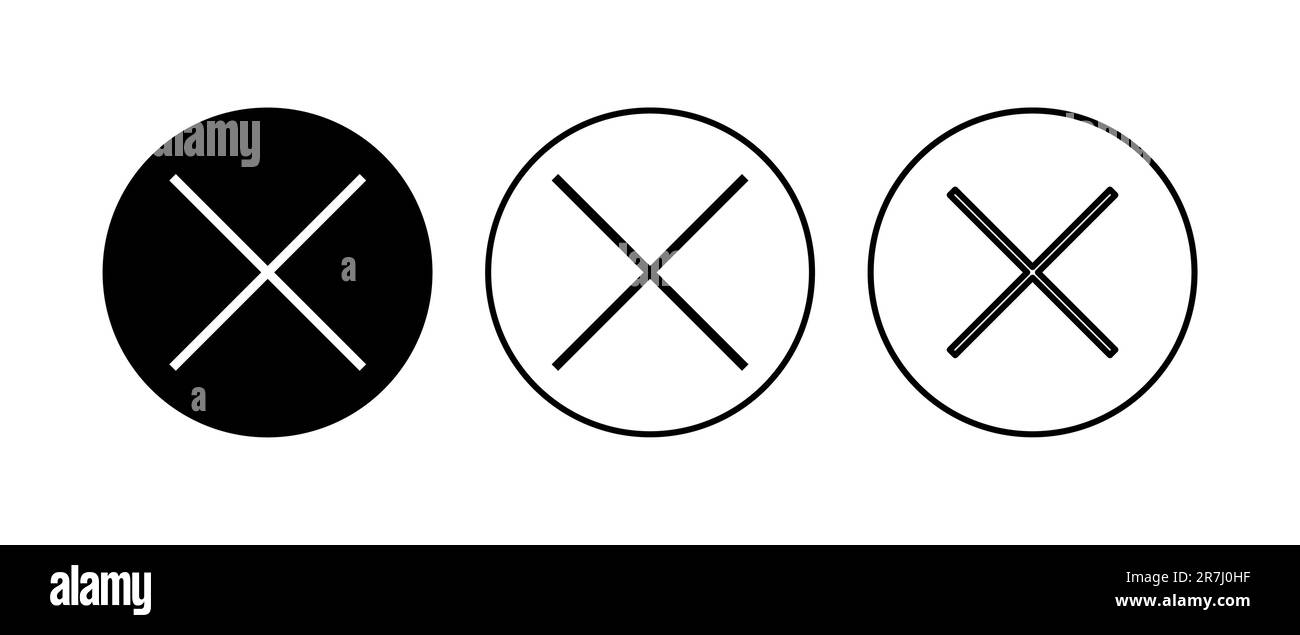 Close Button Black 