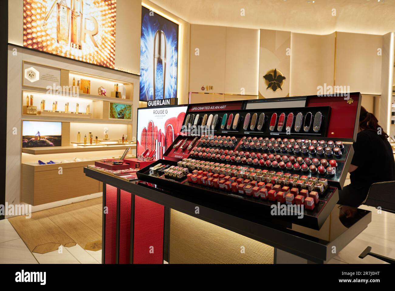 HO CHI MINH CITY, VIETNAM - CIRCA MARCH, 2023: Guerlain products on ...