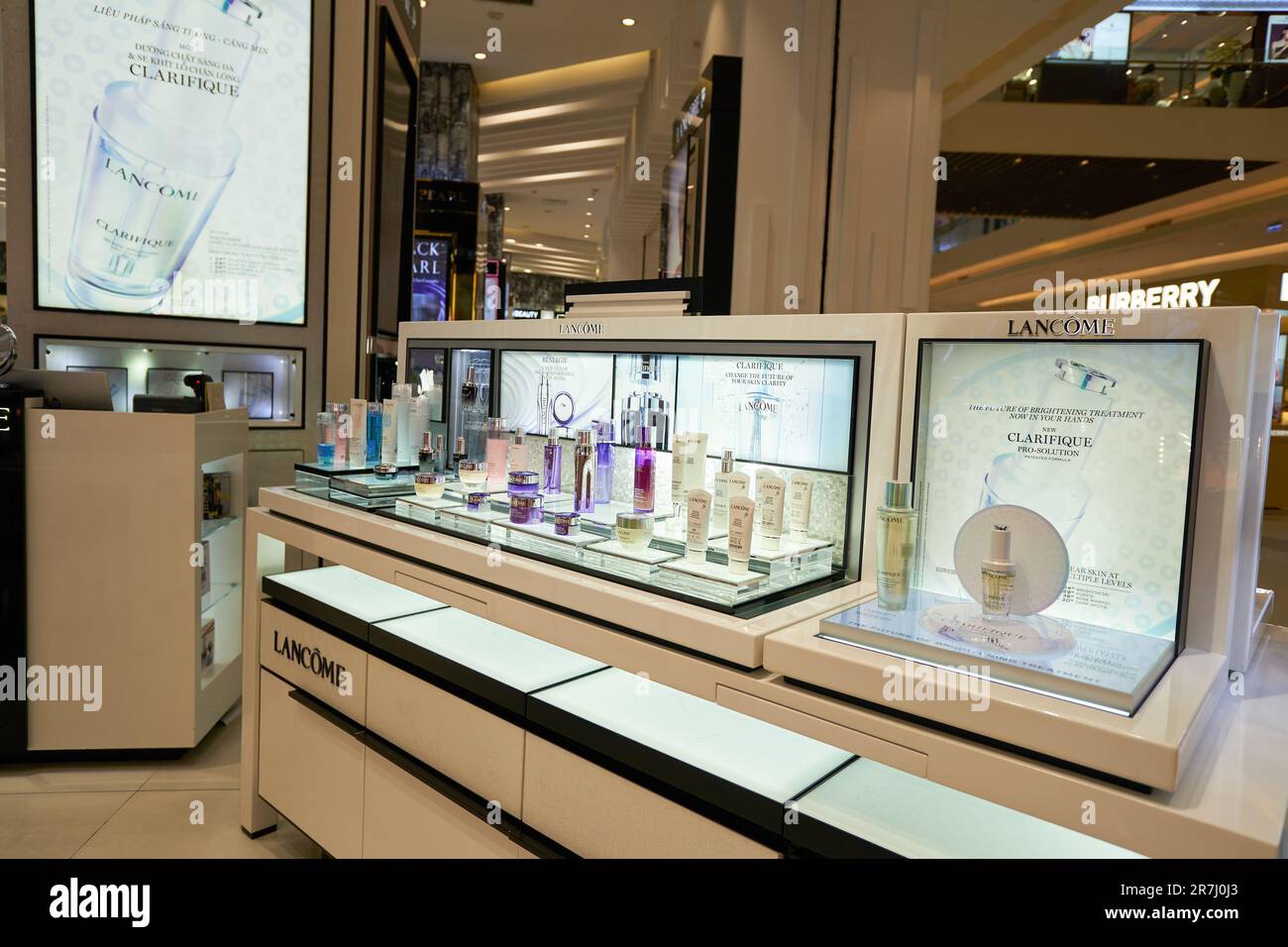 HO CHI MINH CITY, VIETNAM - CIRCA MARCH, 2023: Lancome products on ...