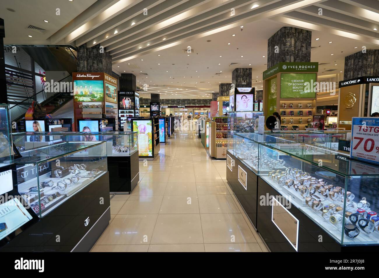 HO CHI MINH CITY, VIETNAM - CIRCA MARCH, 2023: interior shot of ...