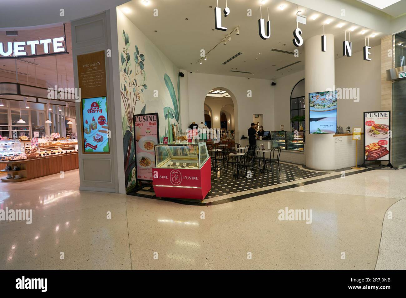 HO CHI MINH CITY, VIETNAM - CIRCA MARCH, 2023: L'Usine cafe in Crescent ...