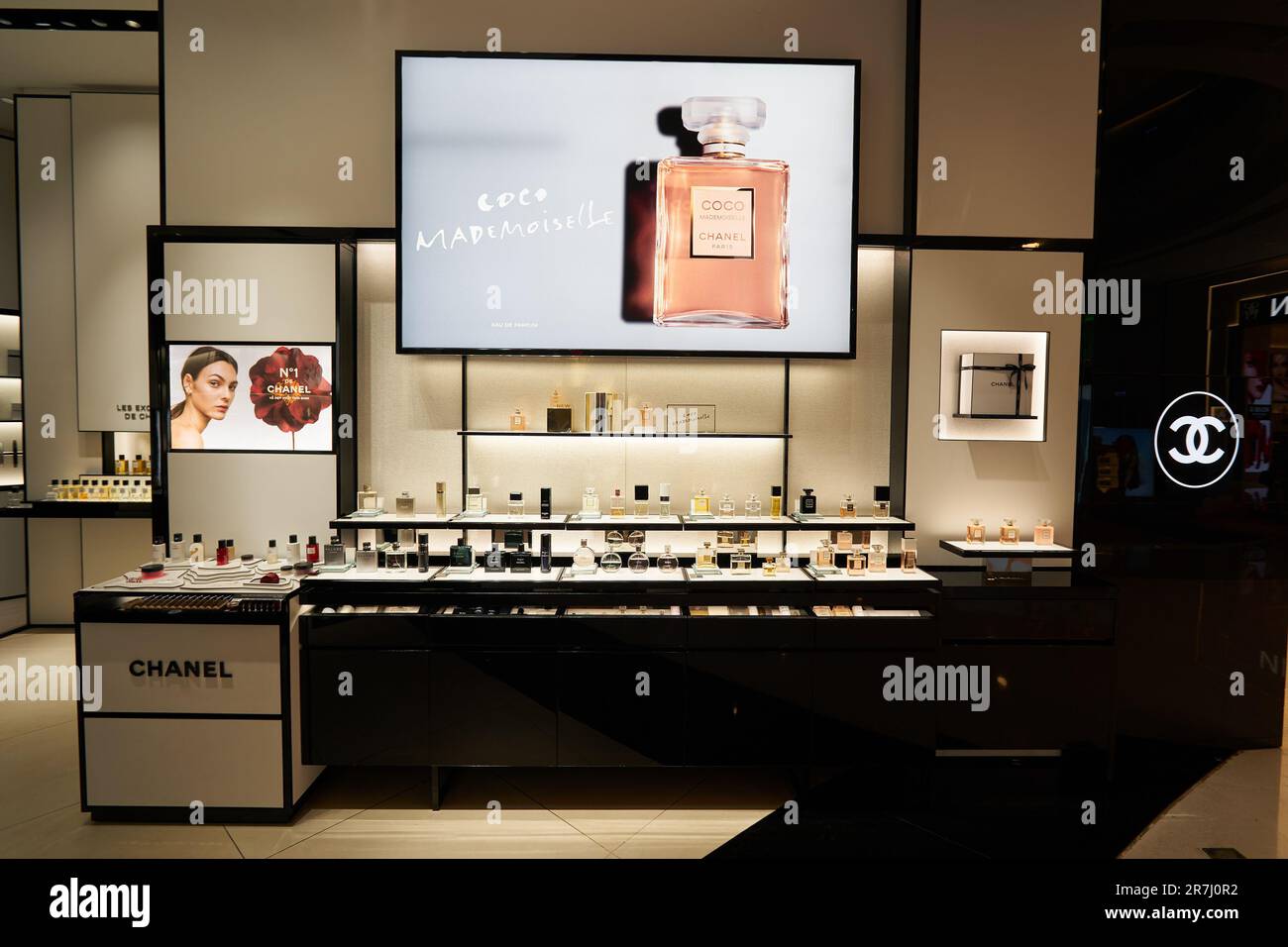 HO CHI MINH CITY, VIETNAM - CIRCA MARCH, 2023: Chanel products on ...