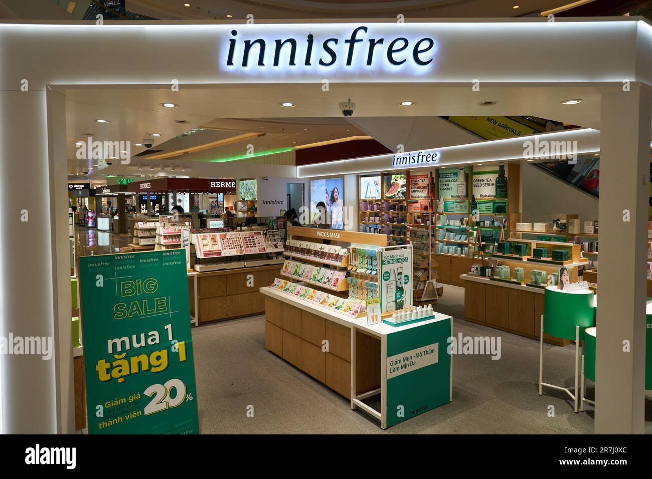 HO CHI MINH CITY, VIETNAM - CIRCA MARCH, 2023: Innisfree store in ...