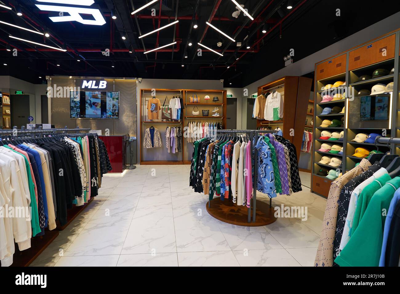 HO CHI MINH CITY, VIETNAM - CIRCA MARCH, 2023: interior shot of MLB ...