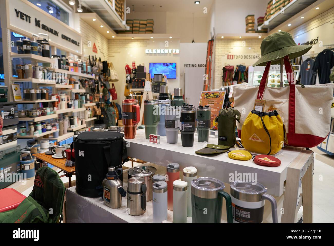 PATTAYA, THAILAND - CIRCA APRIL, 2023: goods on display at Element72 ...