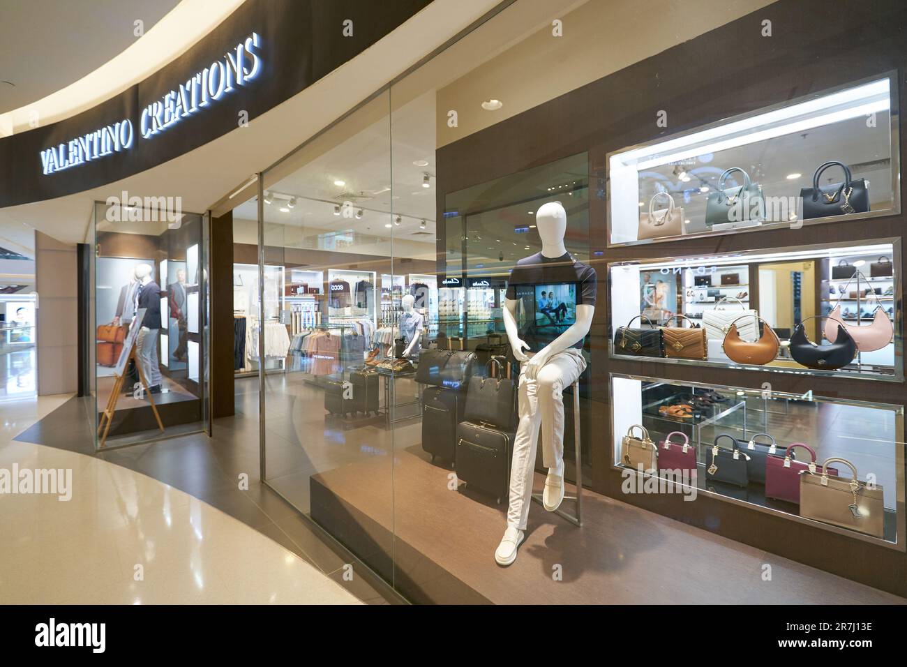 HO CHI MINH CITY, VIETNAM - CIRCA MARCH, 2023: dressed mannequin on ...