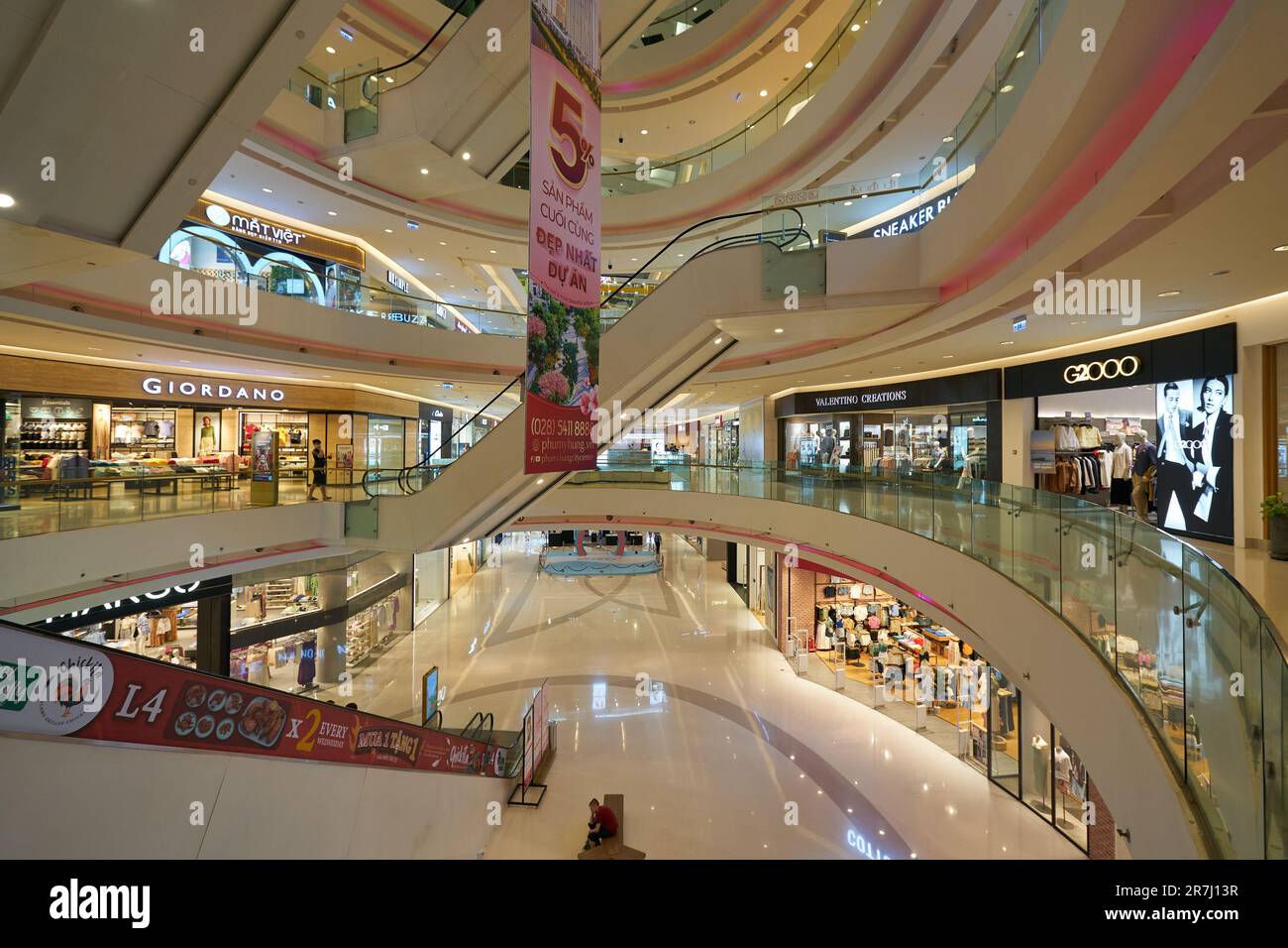 HO CHI MINH CITY, VIETNAM - CIRCA MARCH, 2023: interior shot of ...