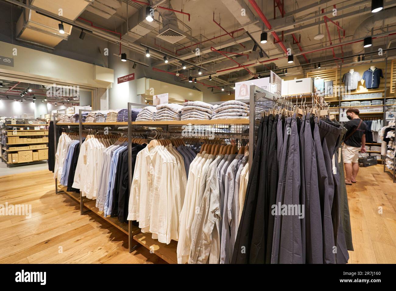 HO CHI MINH CITY, VIETNAM - CIRCA MARCH, 2023: interior shot of Muji ...