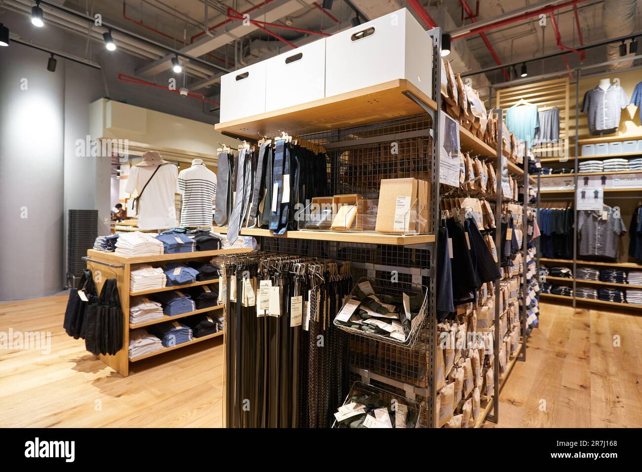 HO CHI MINH CITY, VIETNAM - CIRCA MARCH, 2023: interior shot of Muji ...