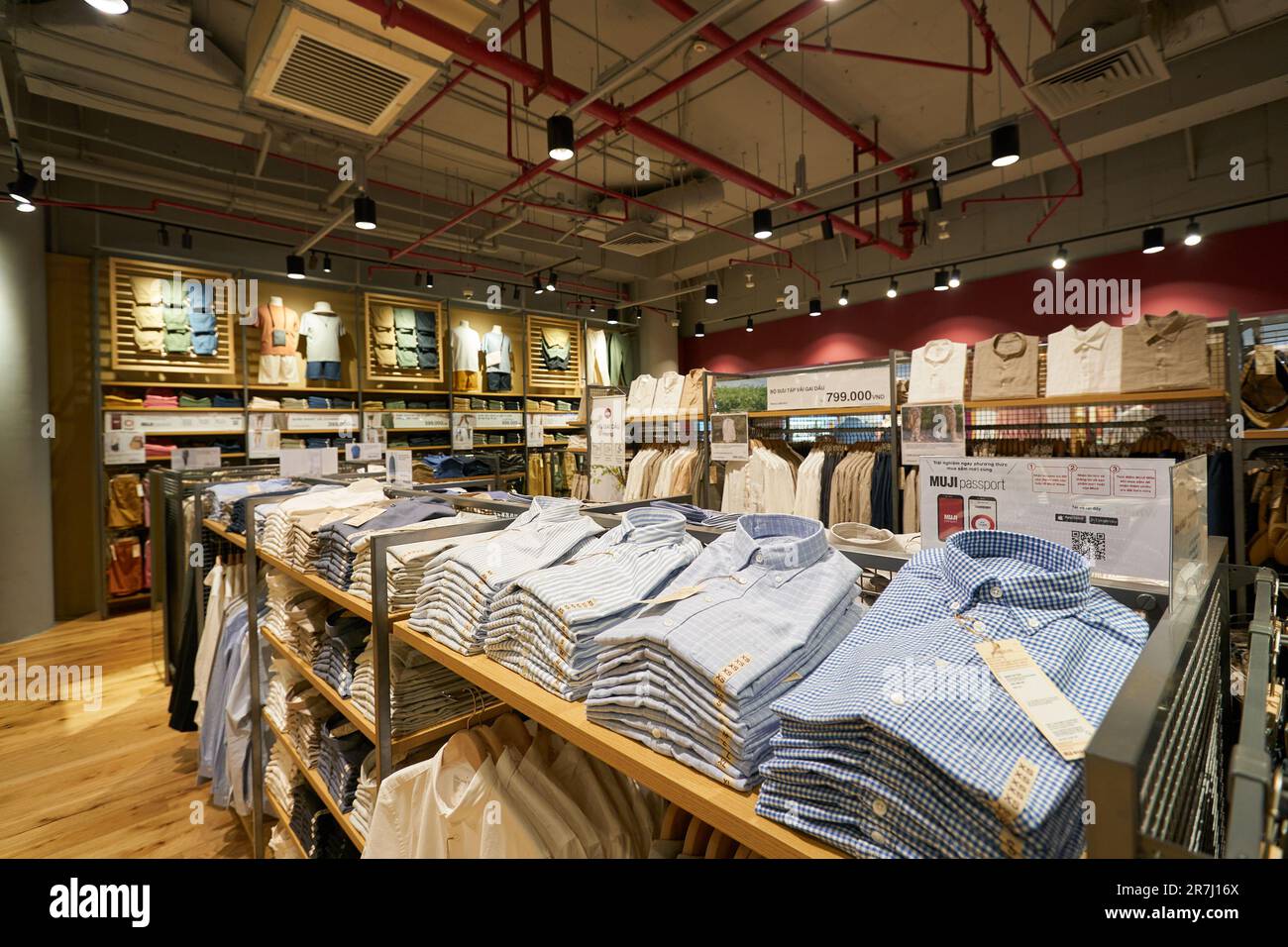 HO CHI MINH CITY, VIETNAM - CIRCA MARCH, 2023: interior shot of Muji ...