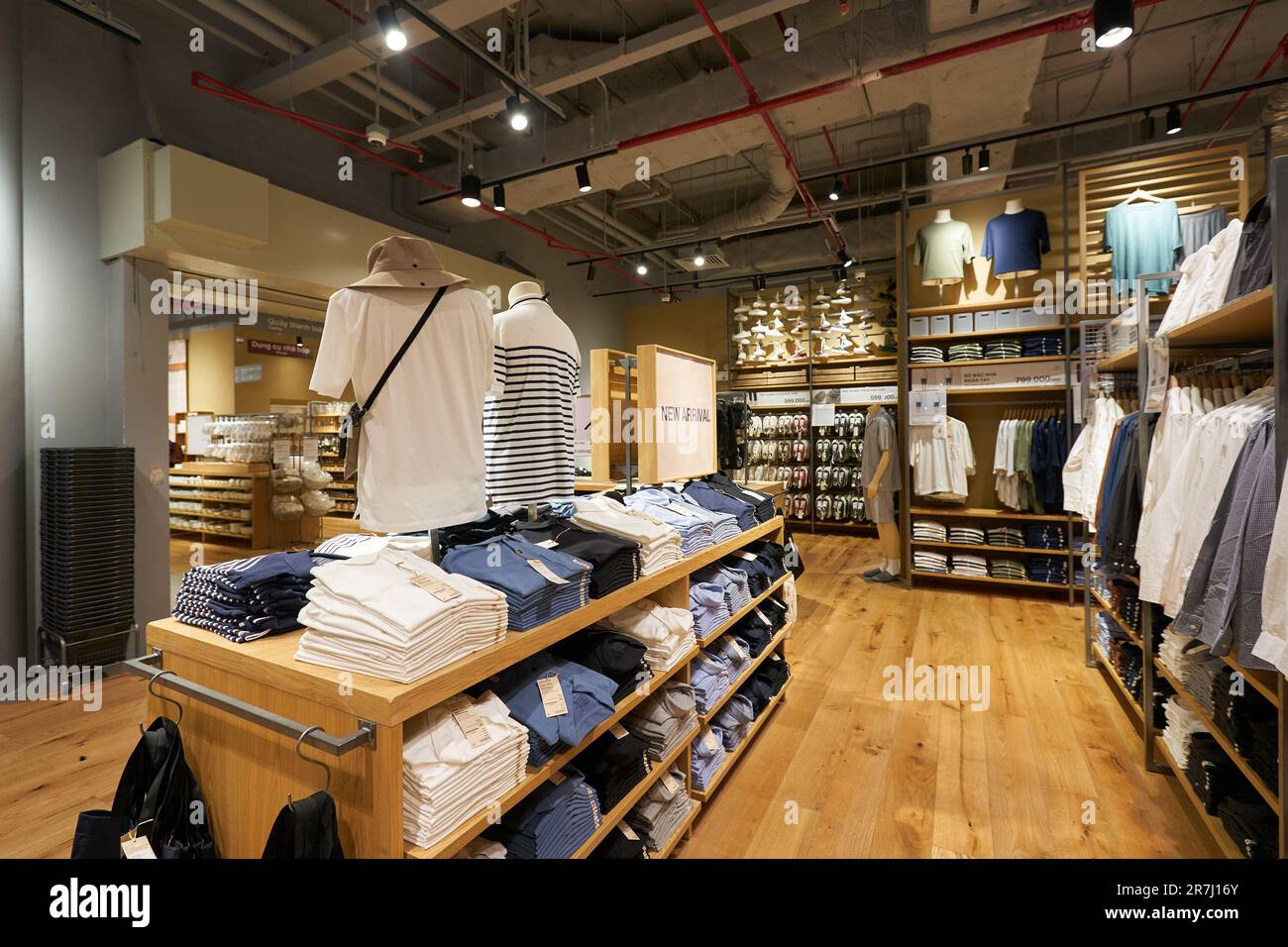HO CHI MINH CITY, VIETNAM - CIRCA MARCH, 2023: interior shot of Muji ...