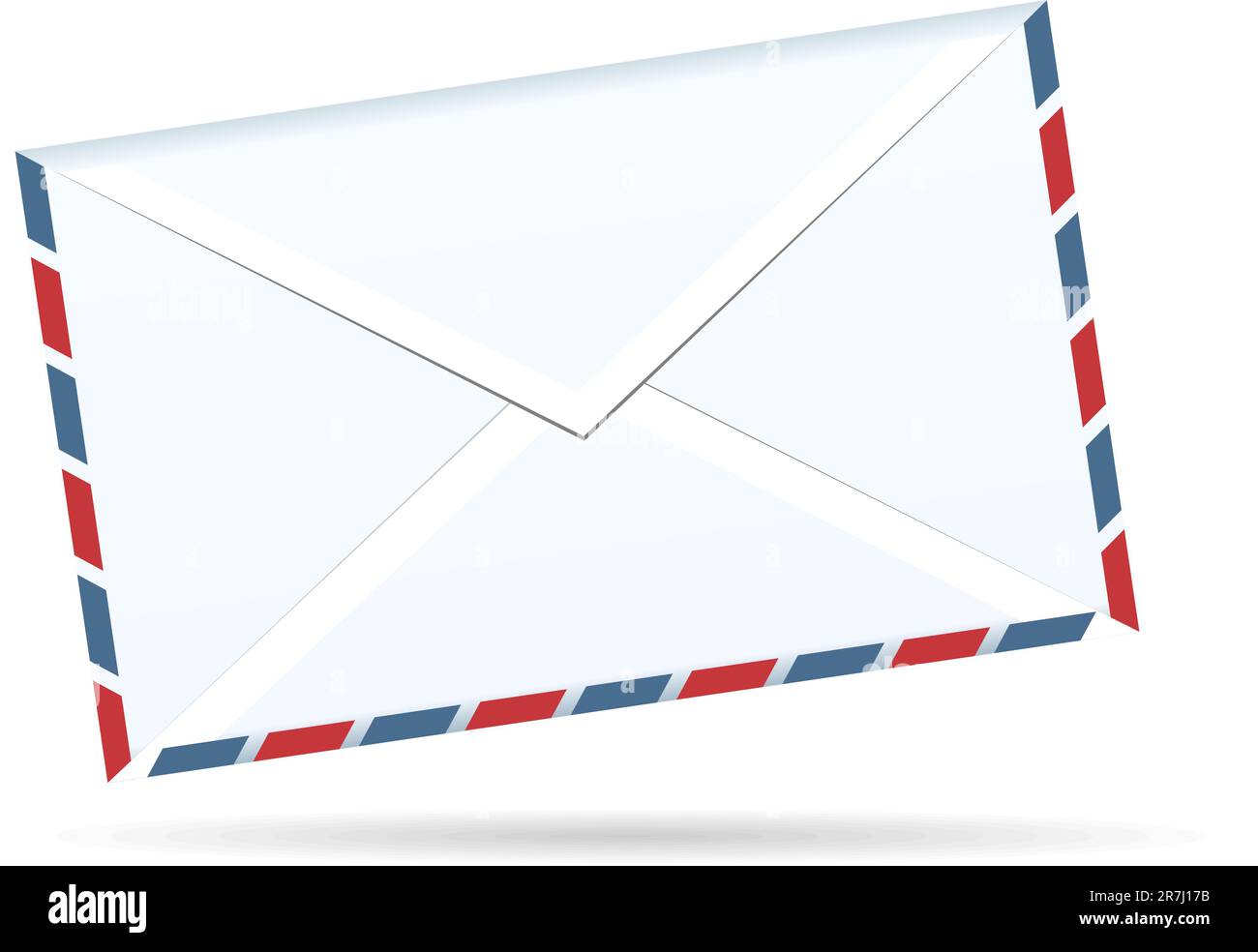 Realistic illustration of envelope of post isolated on white background ...