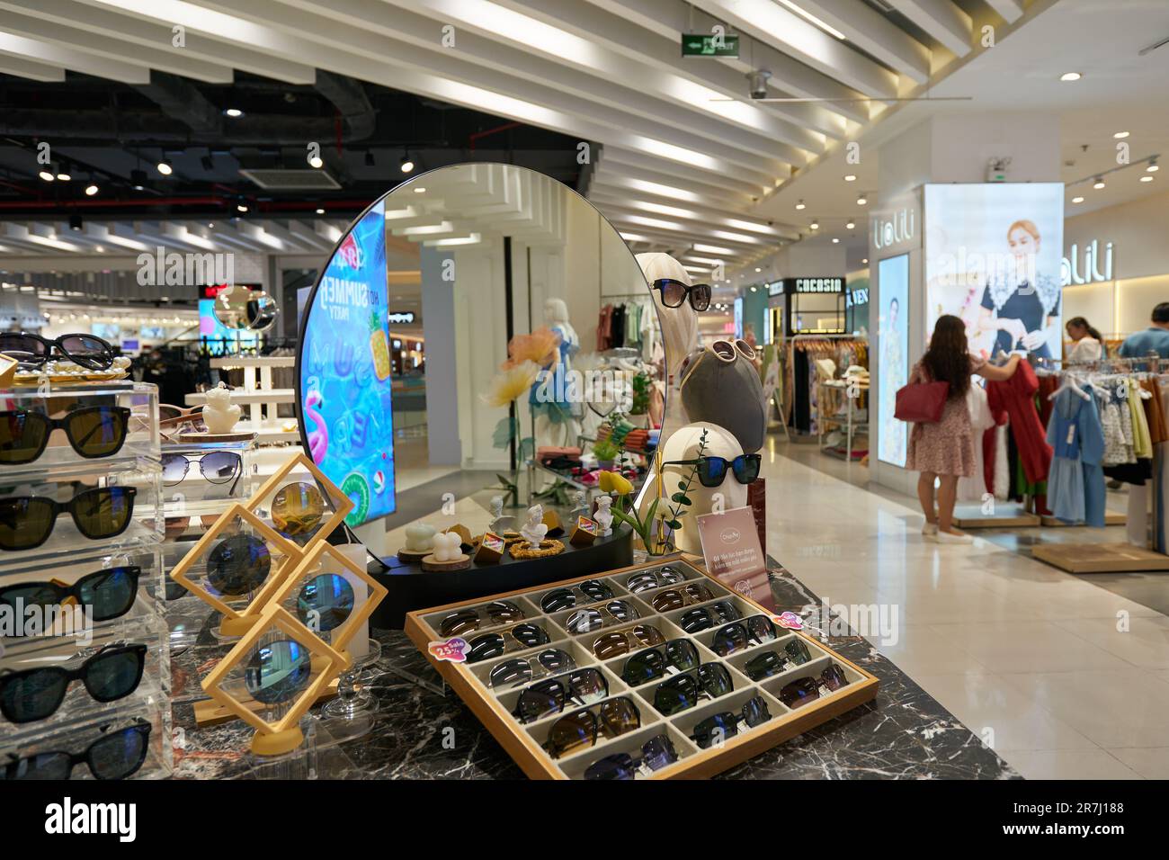 HO CHI MINH CITY, VIETNAM - CIRCA MARCH, 2023: goods displayed at ...