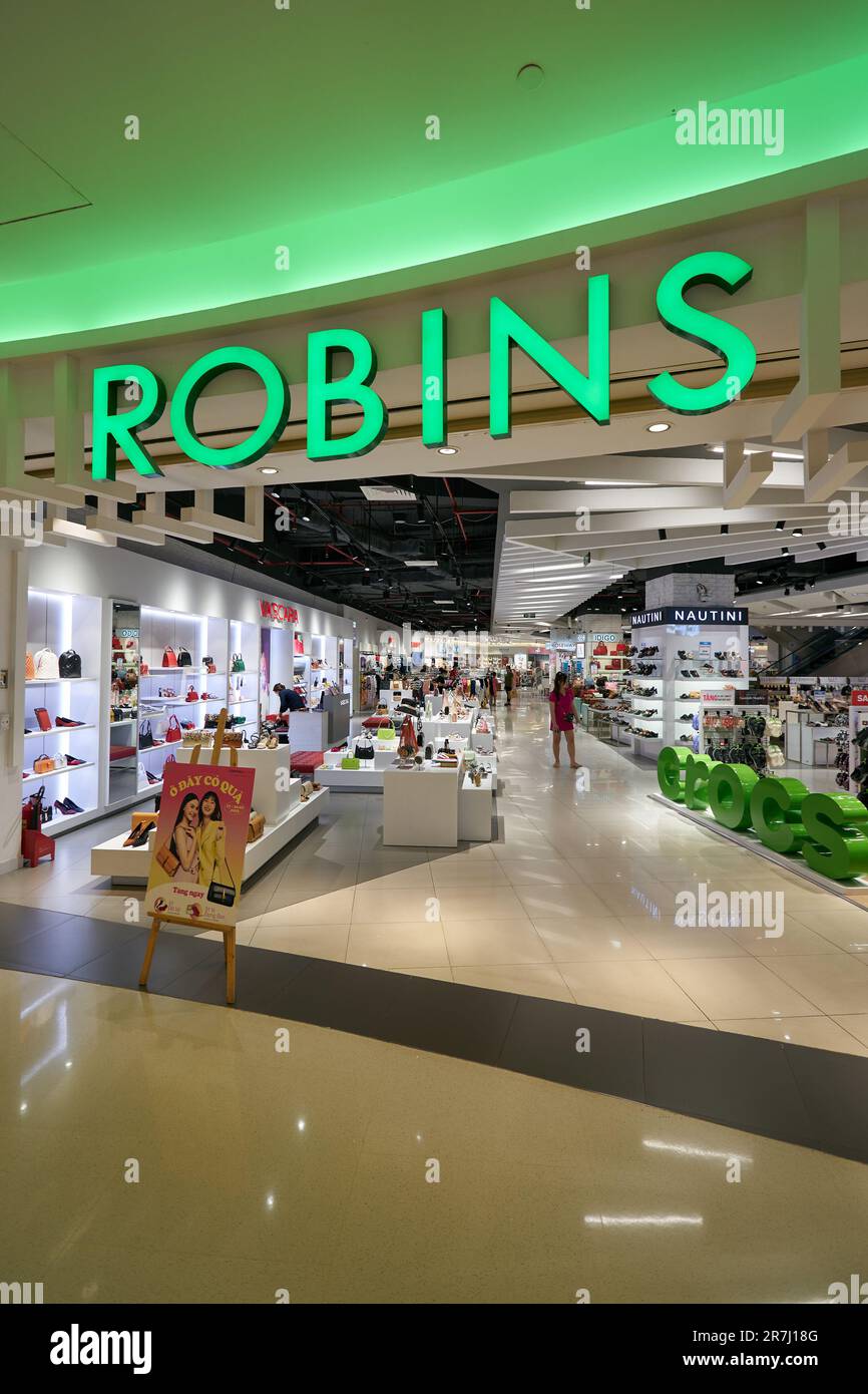 HO CHI MINH CITY, VIETNAM - CIRCA MARCH, 2023: Robins sign over ...