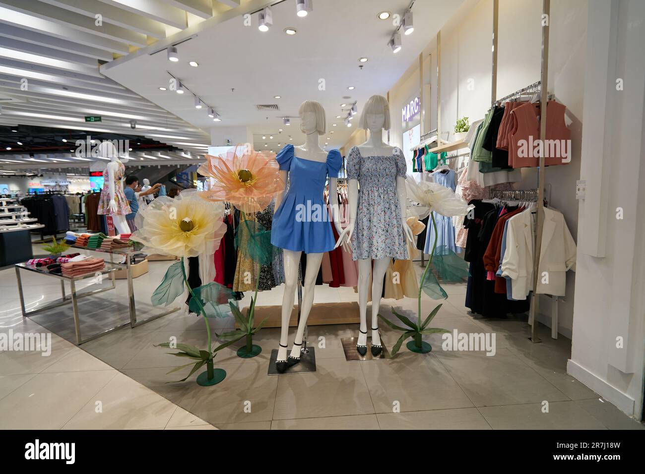 HO CHI MINH CITY, VIETNAM - CIRCA MARCH, 2023: goods displayed at ...