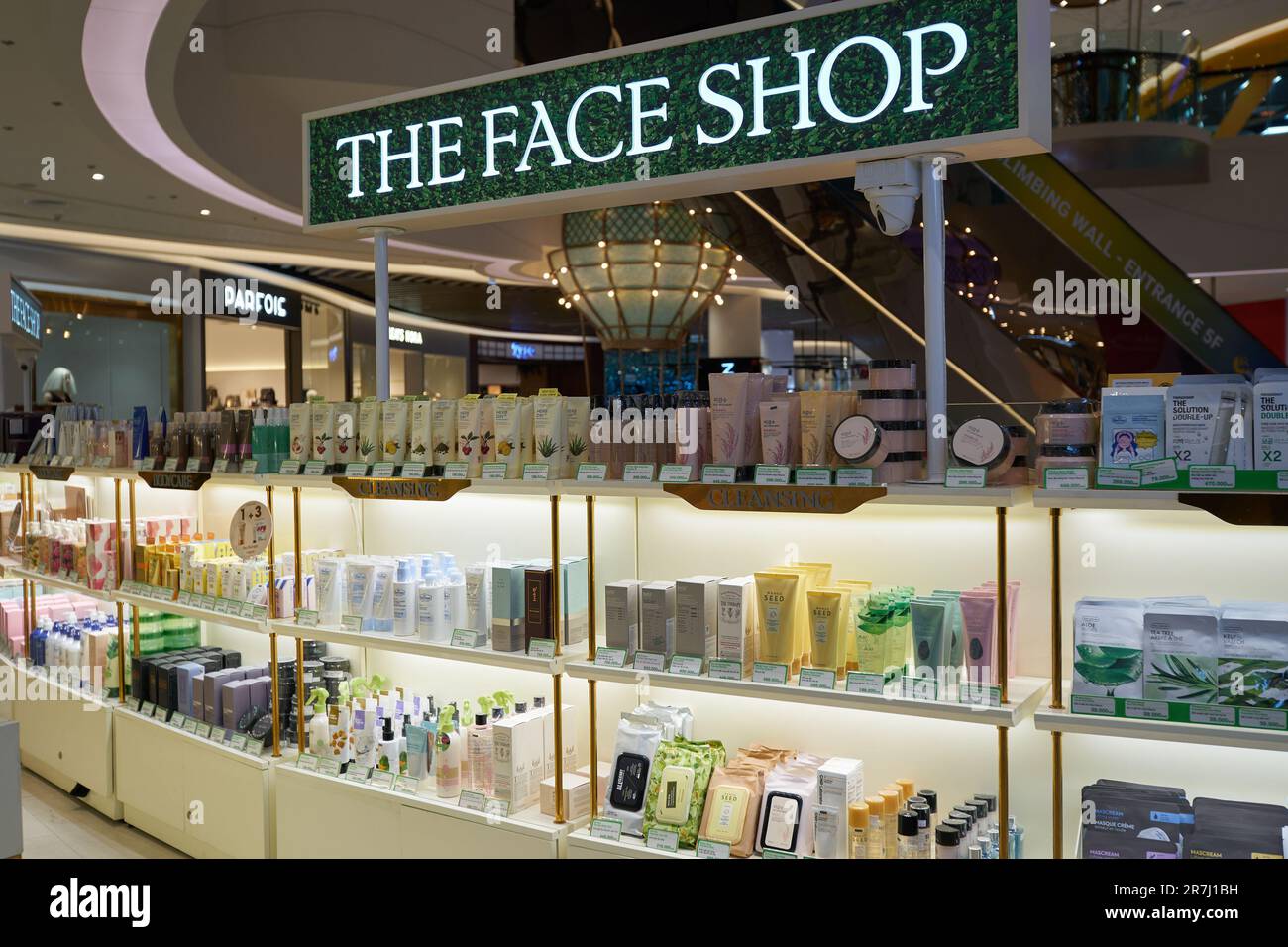 HO CHI MINH CITY, VIETNAM - CIRCA MARCH, 2023: goods on display at The ...