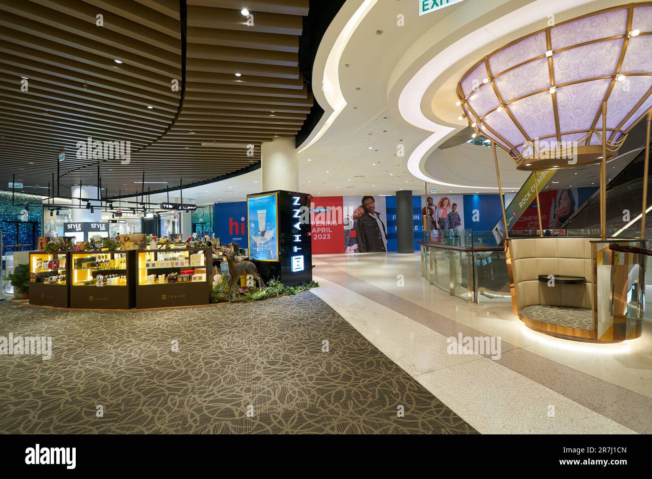 HO CHI MINH CITY, VIETNAM - CIRCA MARCH, 2023: interior shot of ...