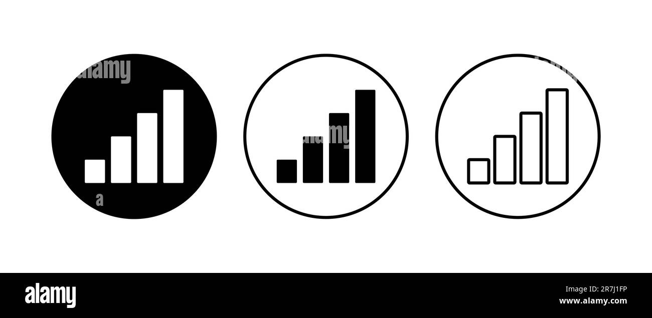 Growing graph Icon set. Chart icon. diagram icon Stock Vector Image ...