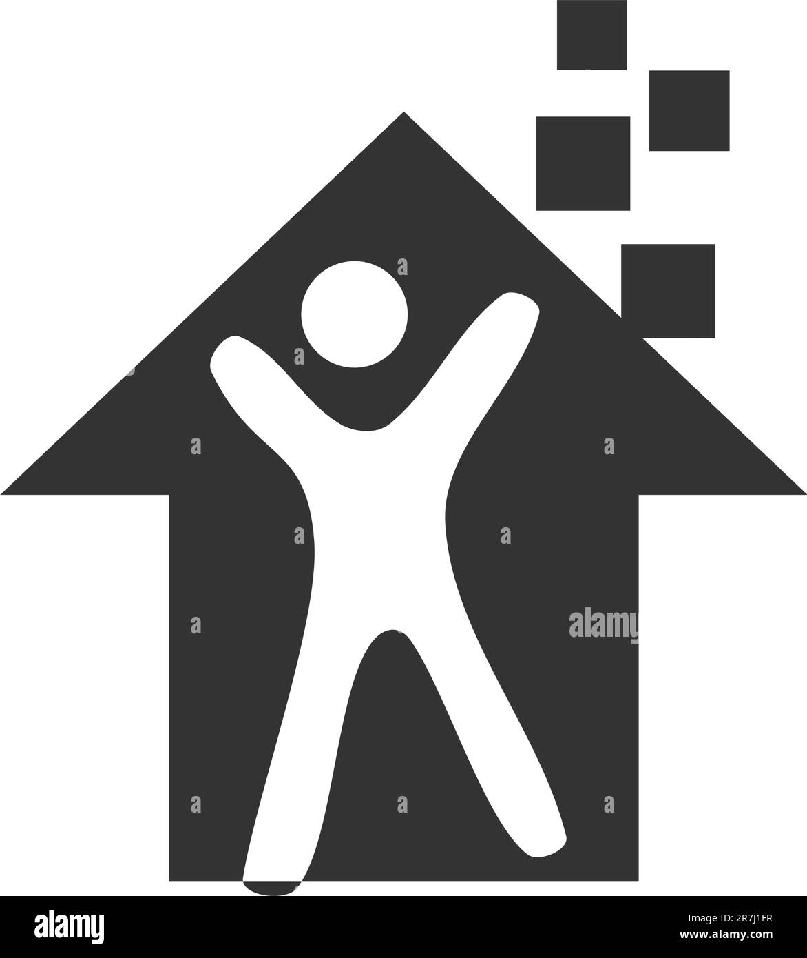 home logo template. Icon Illustration Brand Identity. Isolated and flat ...
