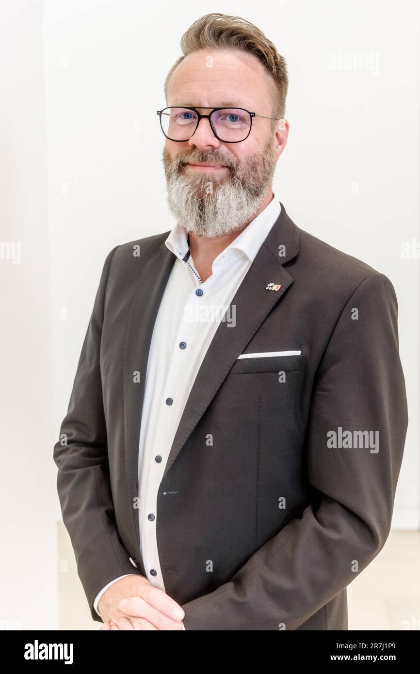 Kiel, Germany. 14th June, 2023. Claus Ruhe Madsen (CDU), Minister of ...