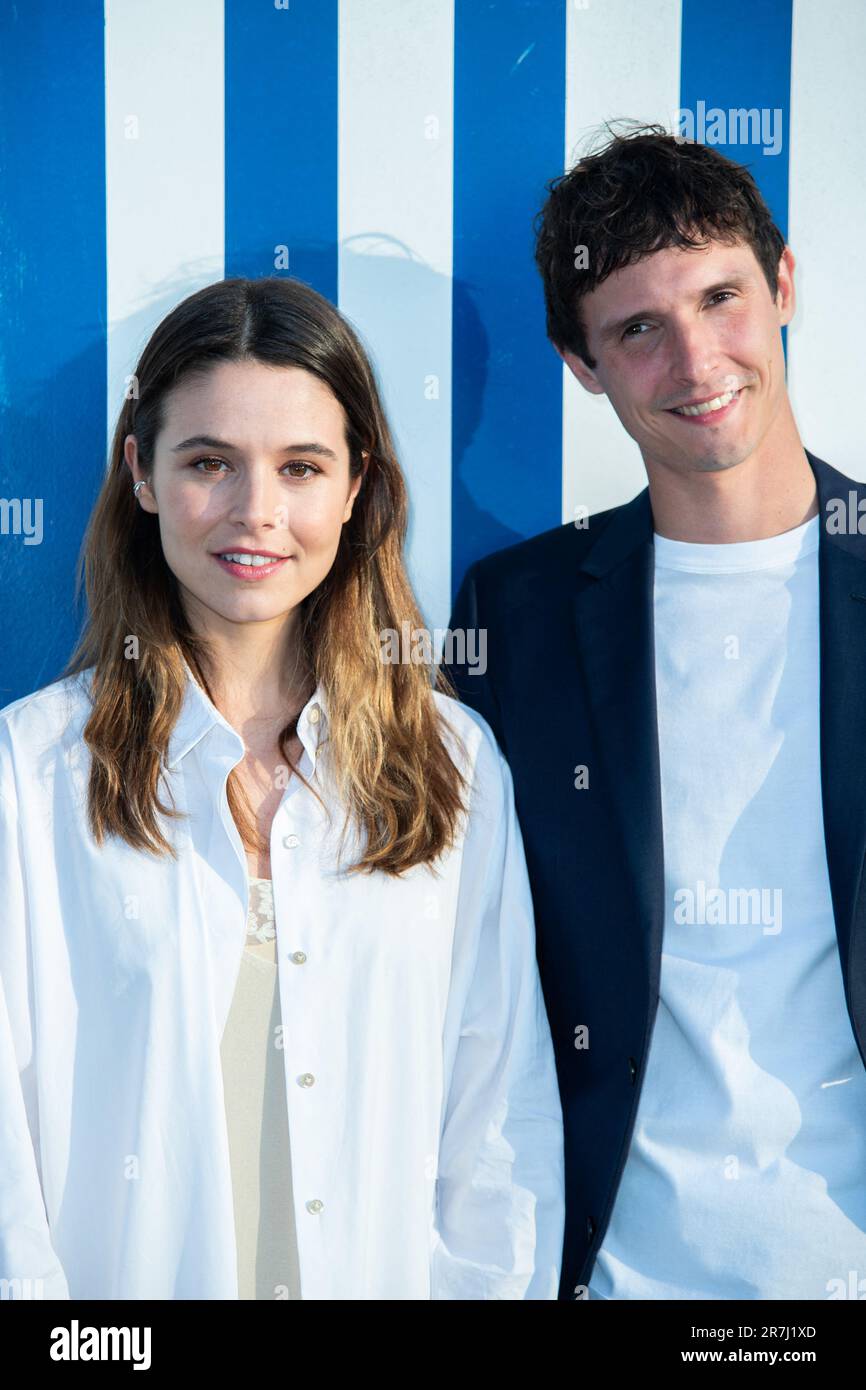 Cabourg, France. 15th June, 2023. Marilou Aussilloux and Julien Frison ...