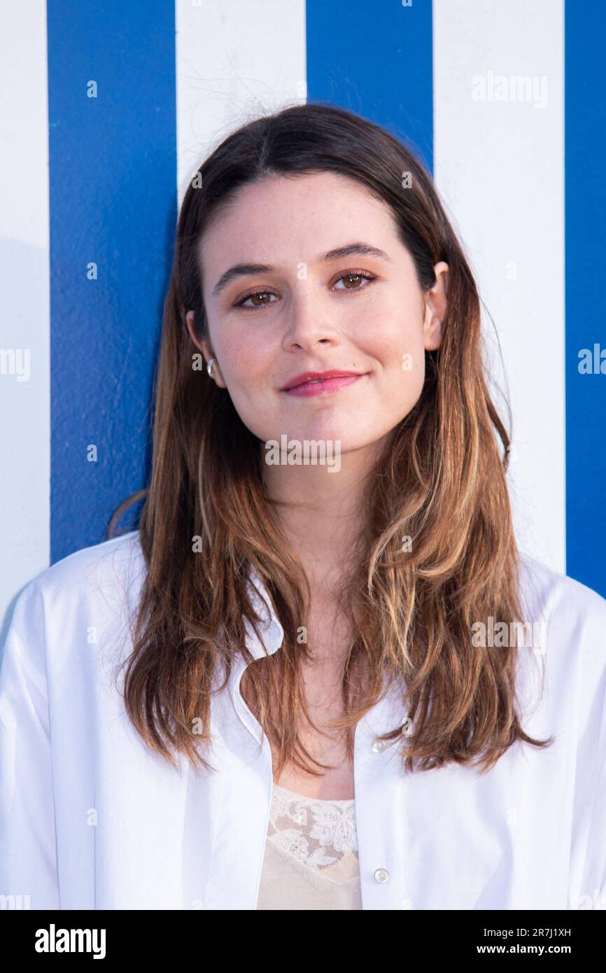 Cabourg, France. 15th June, 2023. Marilou Aussilloux attending the a Photocall as part of the ...