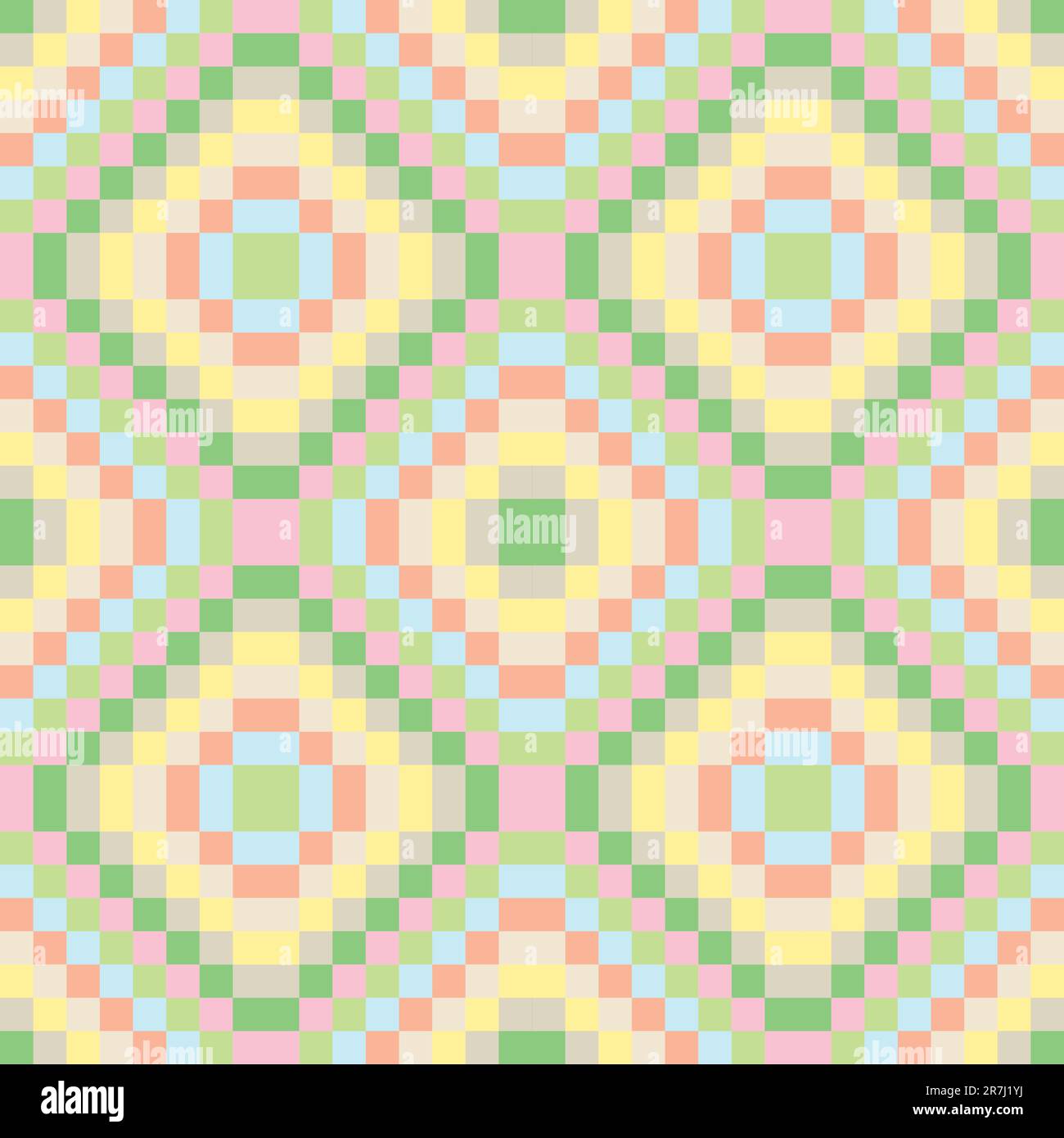 squares seamless pastel texture, abstract art illustration Stock Vector ...