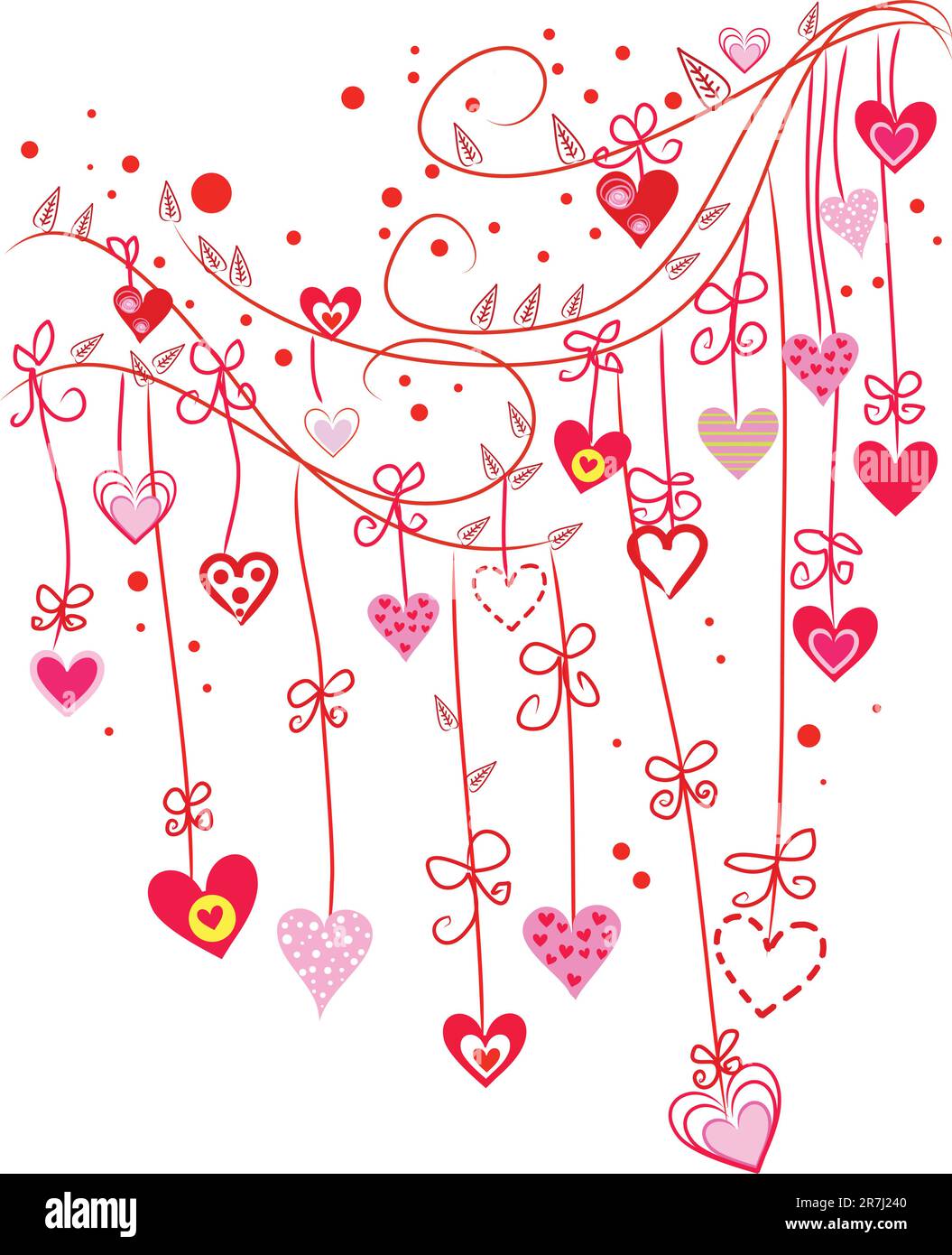 Beautiful abstract pattern heart hi-res stock photography and images ...