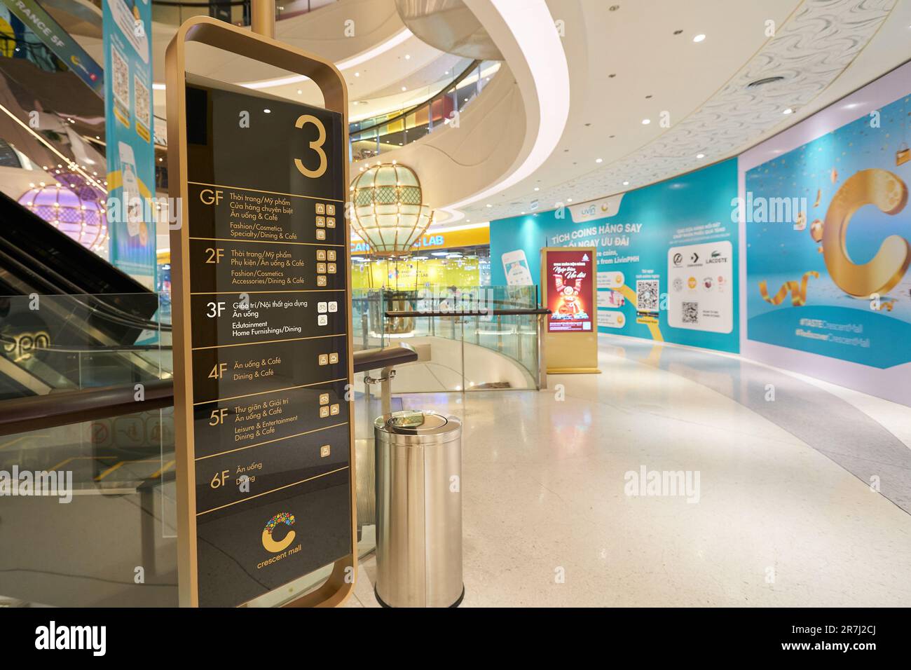 HO CHI MINH CITY, VIETNAM - CIRCA MARCH, 2023: interior shot of ...
