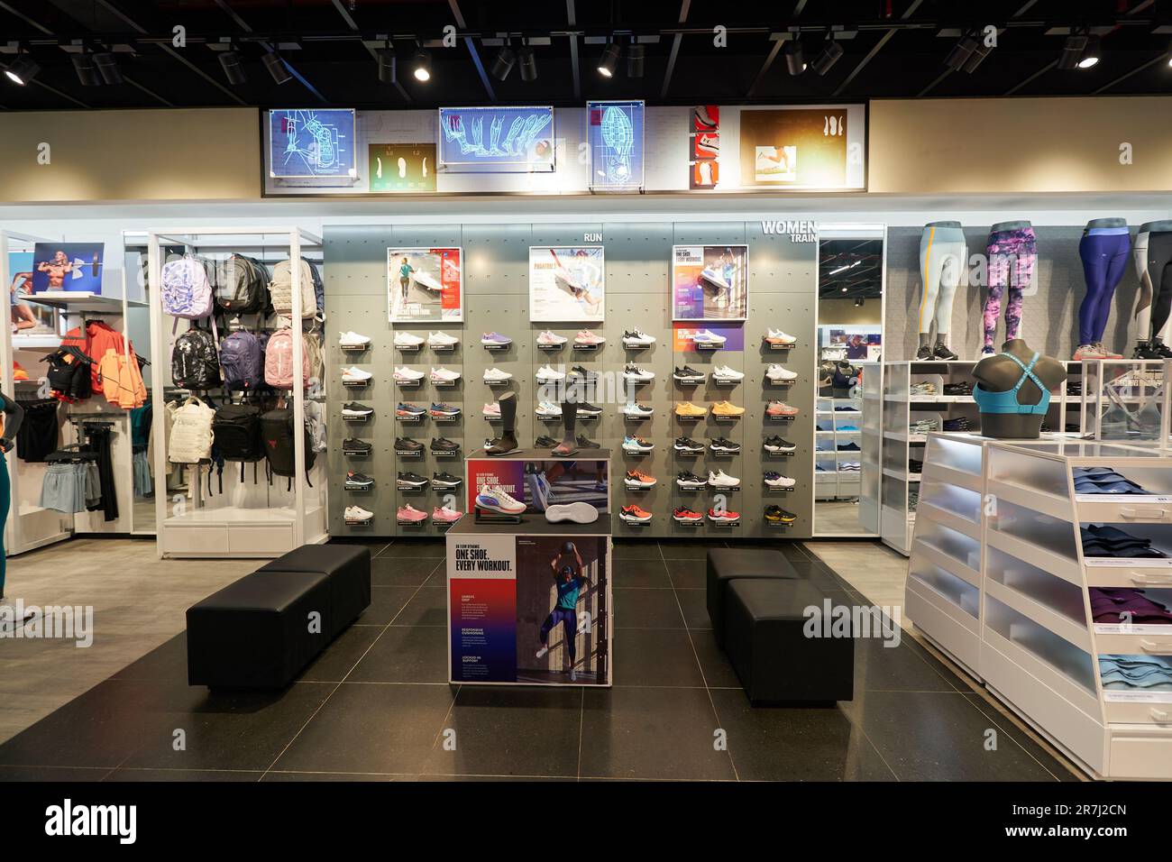 HO CHI MINH CITY, VIETNAM - CIRCA MARCH, 2023: interior shot of Under ...