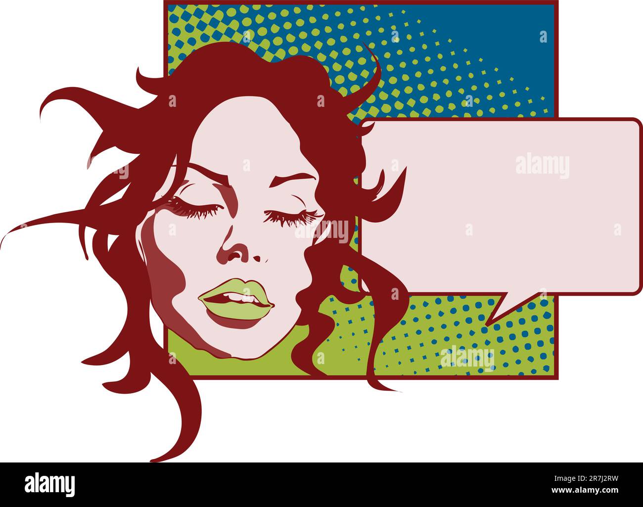 Comics style girl woman Stock Vector Image & Art - Alamy