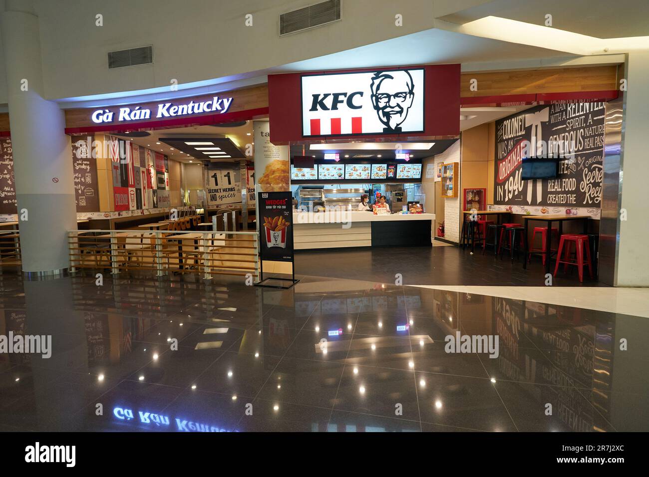 HO CHI MINH CITY, VIETNAM - CIRCA MARCH, 2023: KFC fast food restaurant ...
