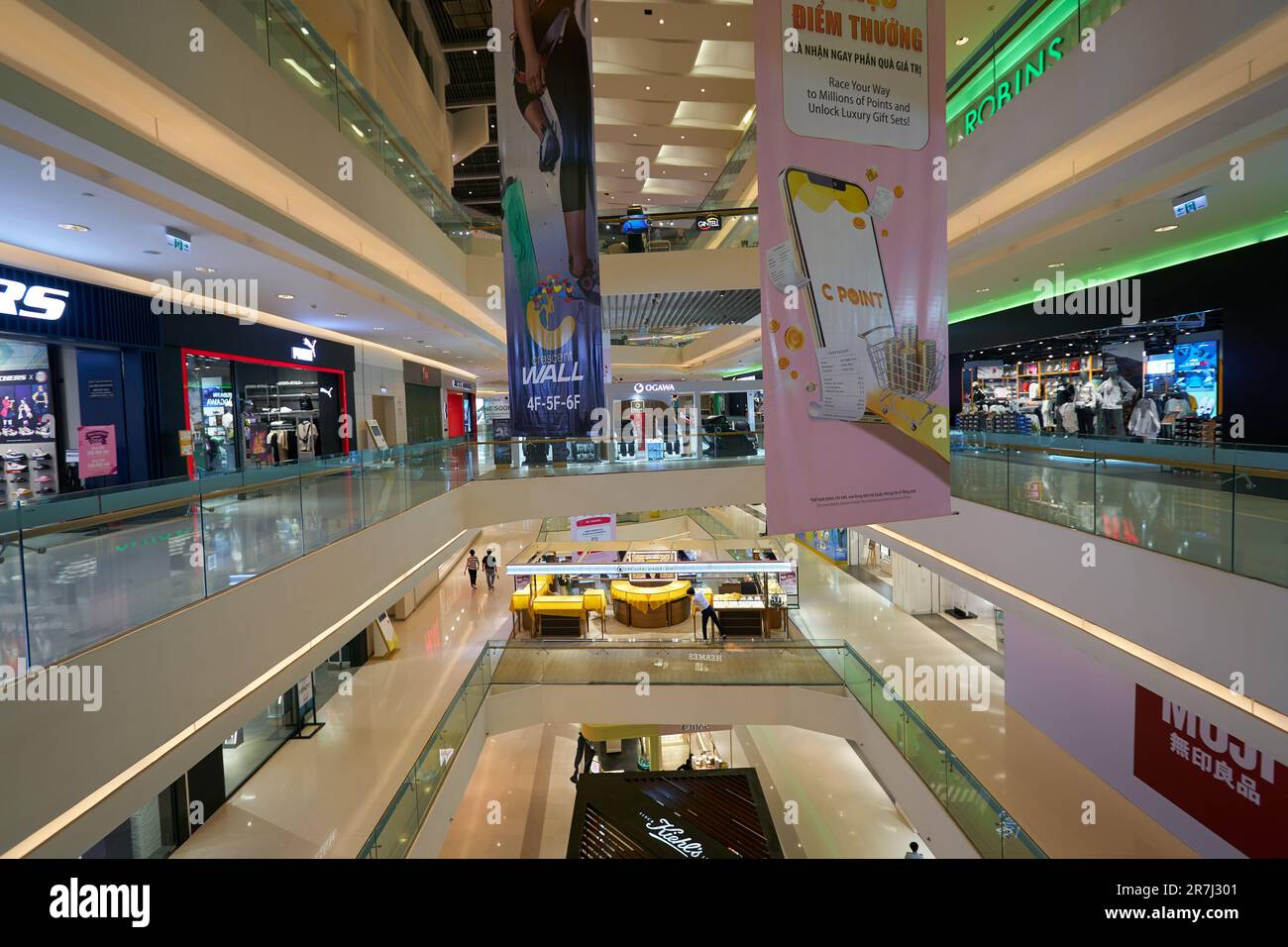 HO CHI MINH CITY, VIETNAM - CIRCA MARCH, 2023: interior shot of ...
