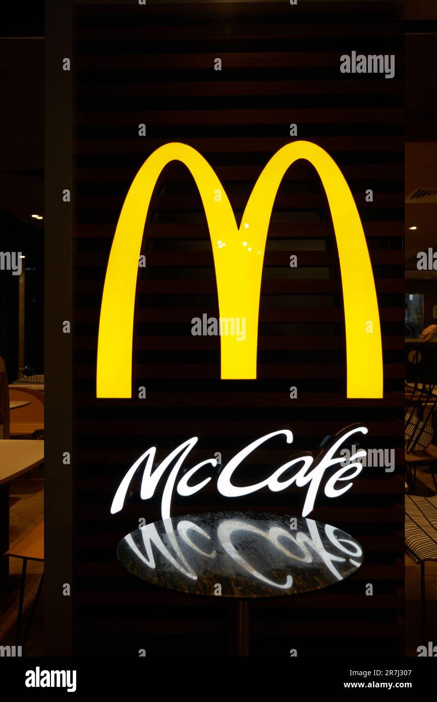 HO CHI MINH CITY, VIETNAM - CIRCA MARCH, 2023: the Golden Arches and ...
