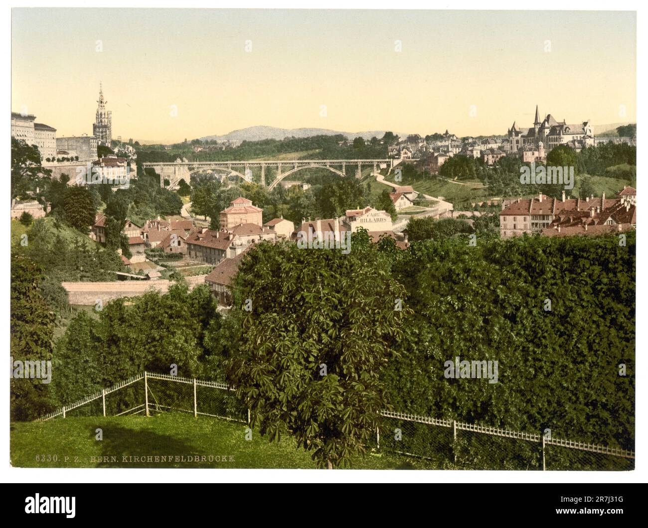 Kirchenfeld Bridge, Bern, Switzerland 1890 Stock Photo - Alamy