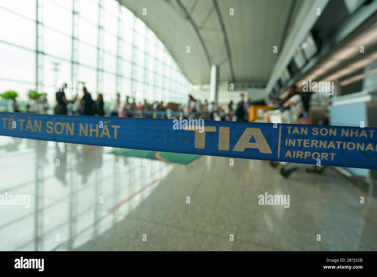 HO CHI MINH CITY, VIETNAM - CIRCA MARCH, 2023: TIA sign seen at check ...