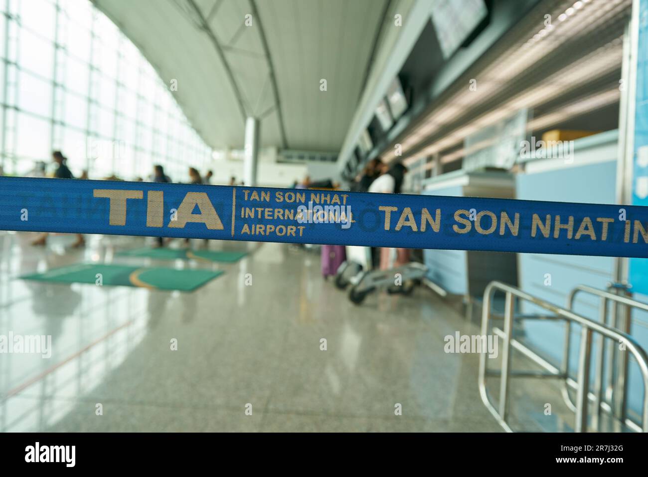 HO CHI MINH CITY, VIETNAM - CIRCA MARCH, 2023: TIA sign seen at check ...