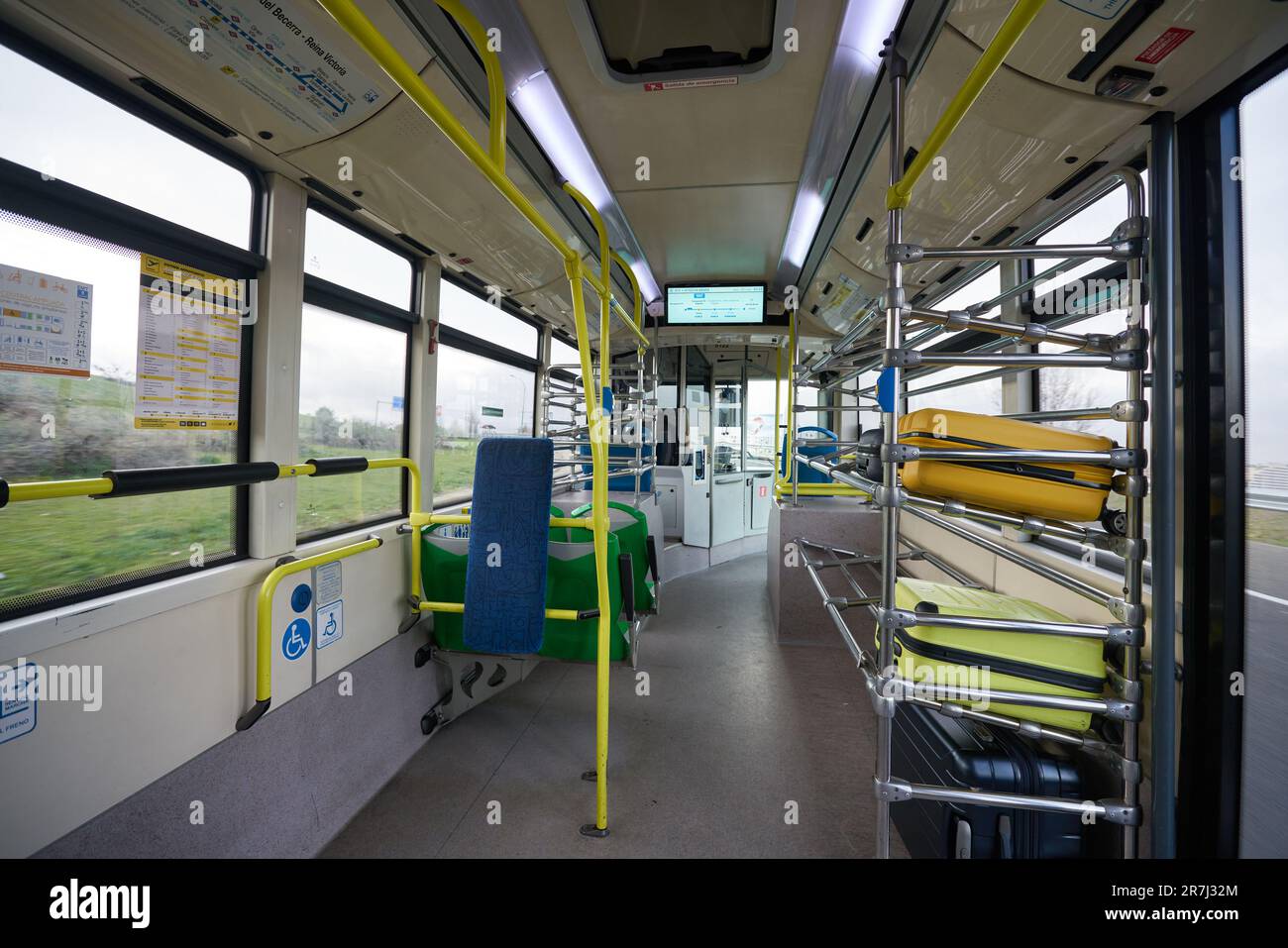 Single decker interior hi-res stock photography and images - Alamy