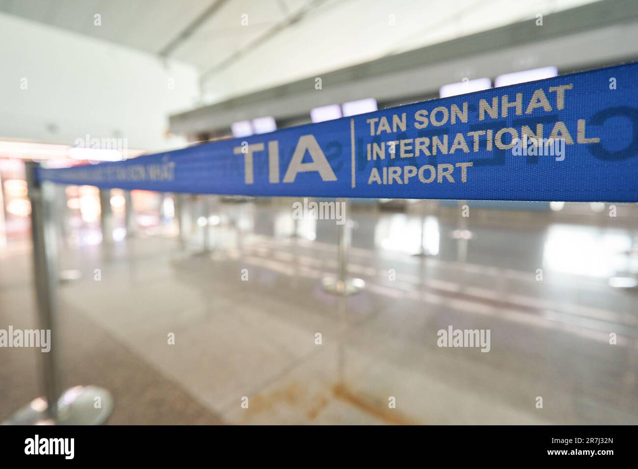 HO CHI MINH CITY, VIETNAM - CIRCA MARCH, 2023: TIA sign seen at check ...
