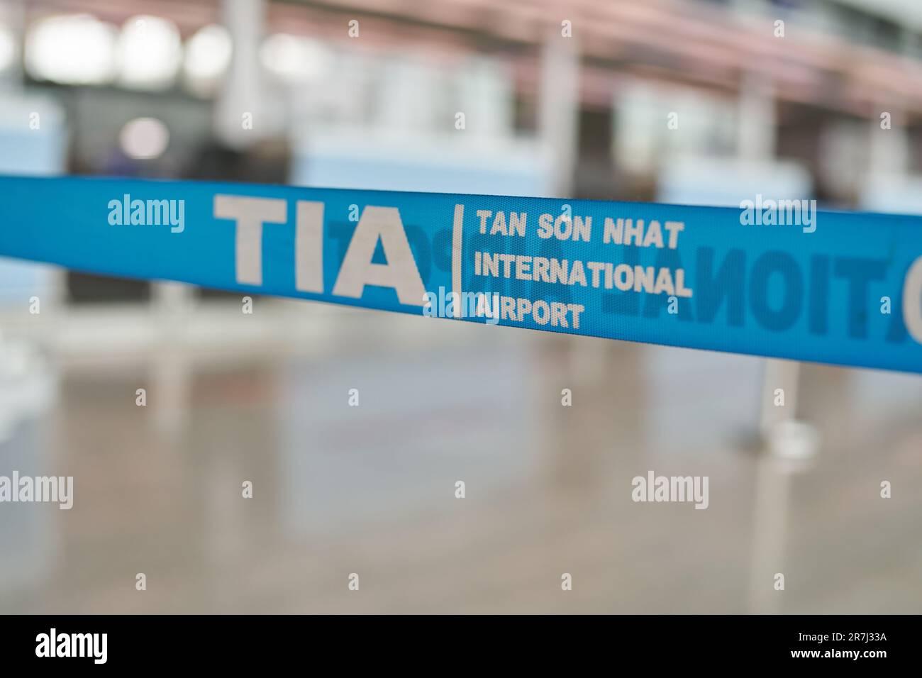 HO CHI MINH CITY, VIETNAM - CIRCA MARCH, 2023: TIA sign seen at check ...