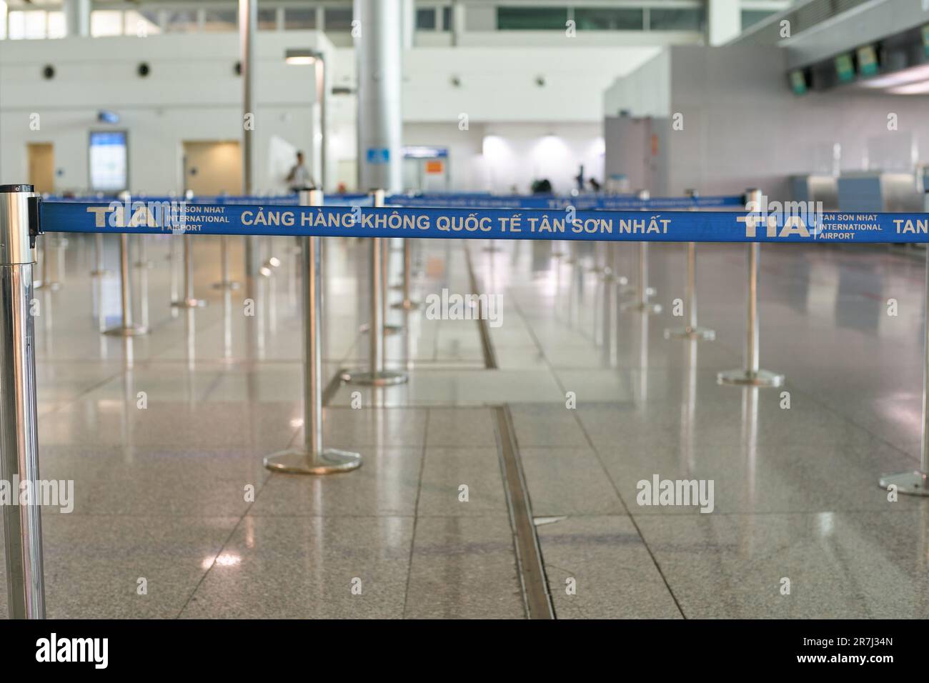 HO CHI MINH CITY, VIETNAM - CIRCA MARCH, 2023: TIA sign seen at check ...