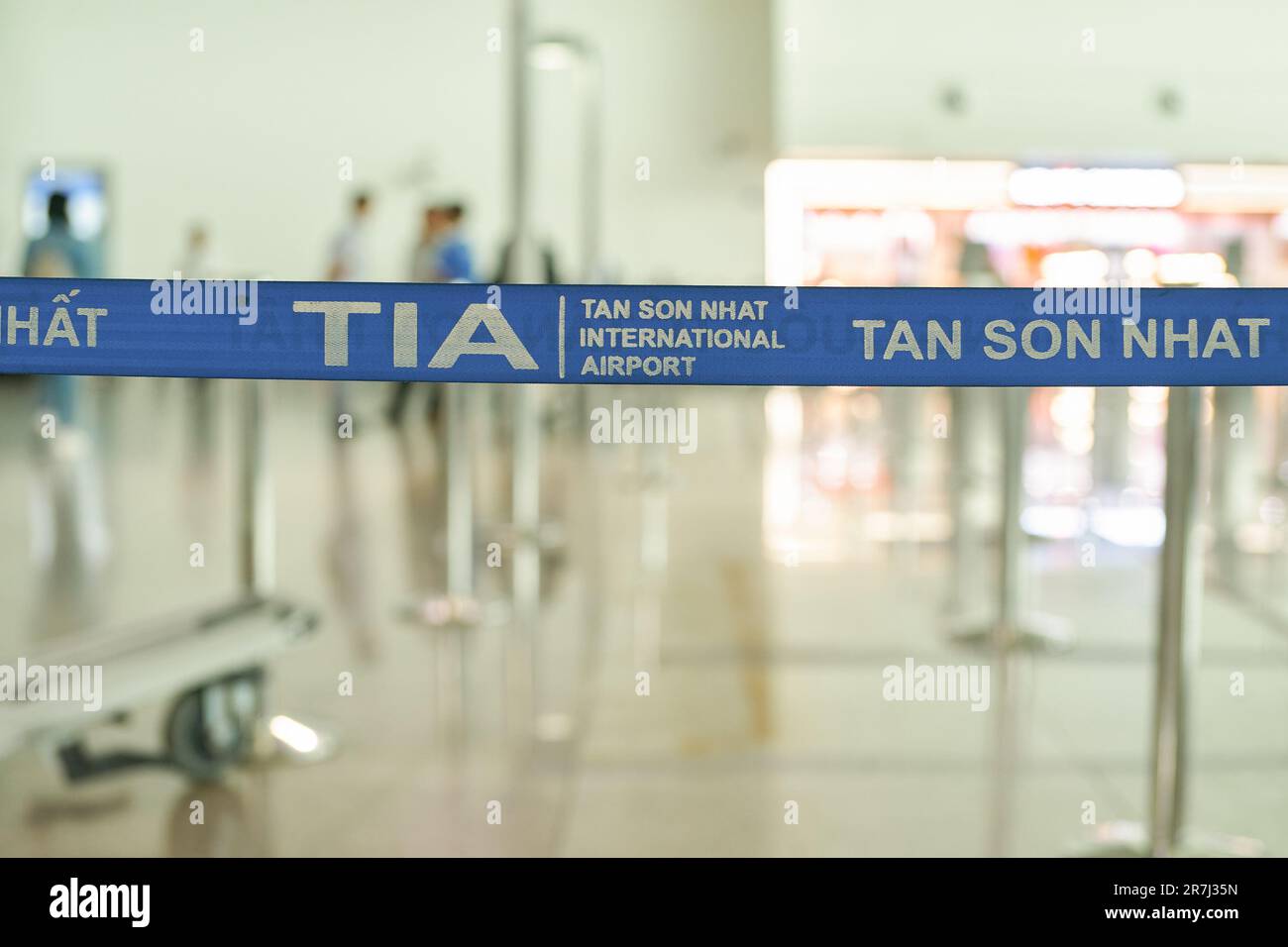 HO CHI MINH CITY, VIETNAM - CIRCA MARCH, 2023: TIA sign seen at check ...