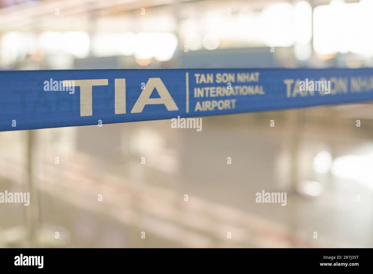 HO CHI MINH CITY, VIETNAM - CIRCA MARCH, 2023: TIA sign seen at check ...