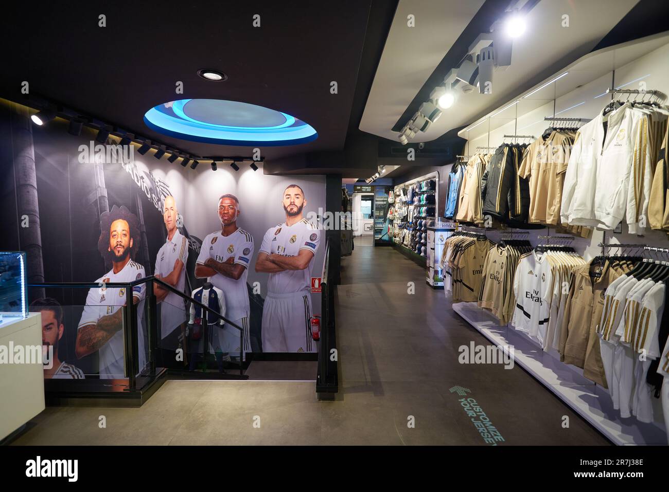 MADRID, SPAIN - CIRCA JANUARY, 2020: interior shot of Real Madrid ...