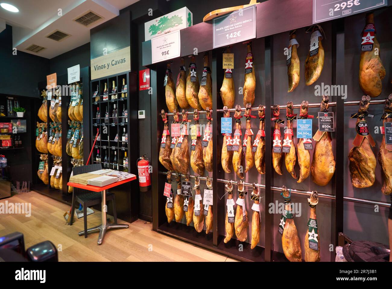 Iberian jamon iberian jamons hi-res stock photography and images - Alamy