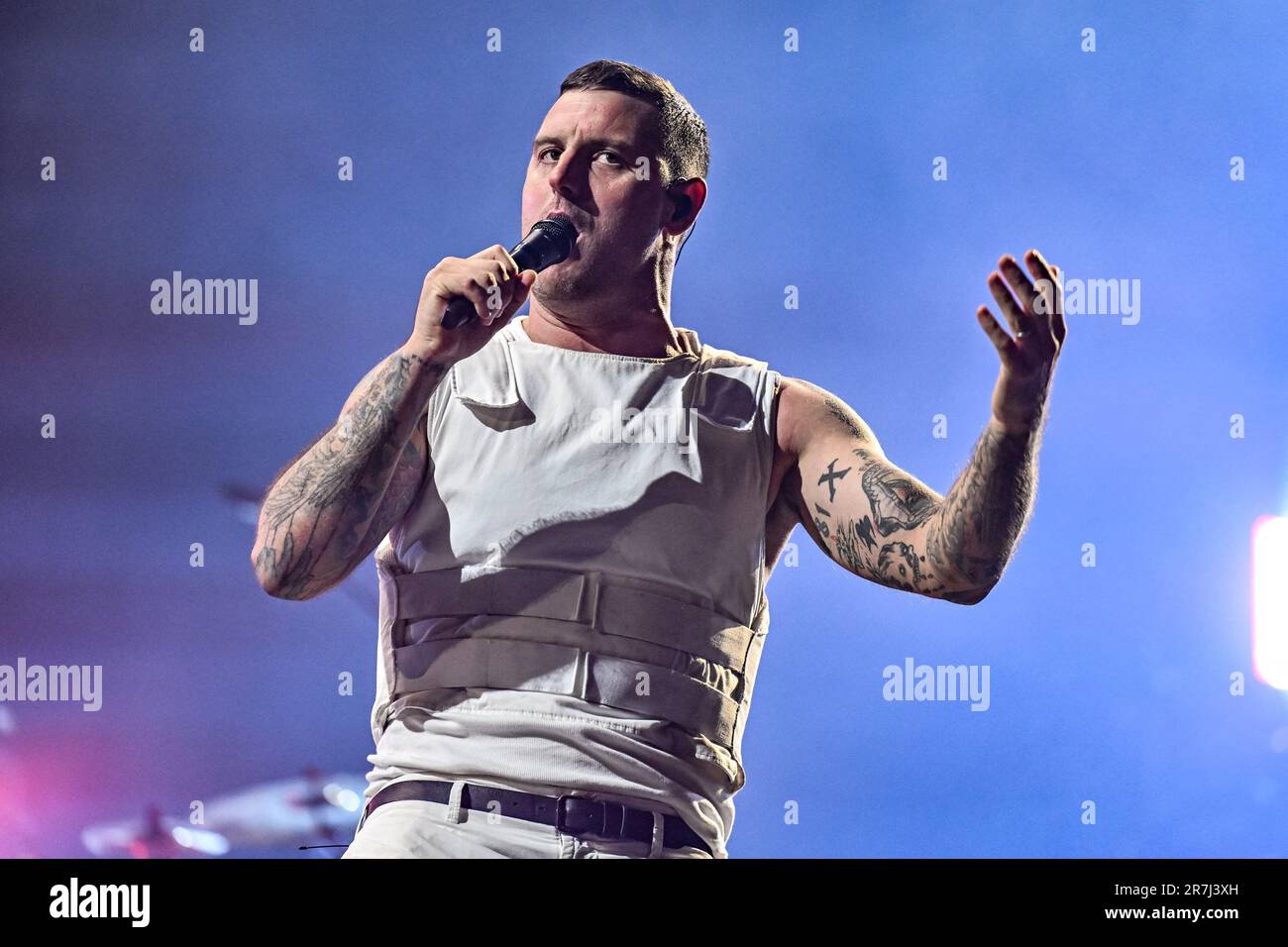 Clisson, France. 15th June, 2023. Parkway Drive performing live on ...