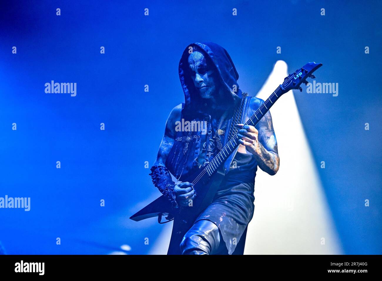 Clisson, France. 15th June, 2023. Behemoth performing live on stage ...