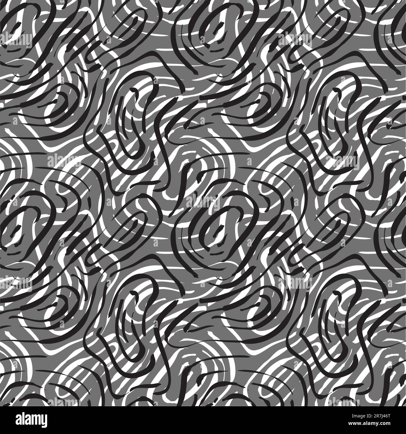 vector seamless background with abstract monochrome crease marks ...