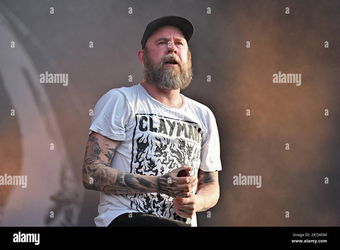 Clisson, France. 15th June, 2023. In Flames performing live on stage ...